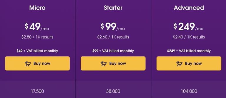 SERP API Comparison SERP API Comparison